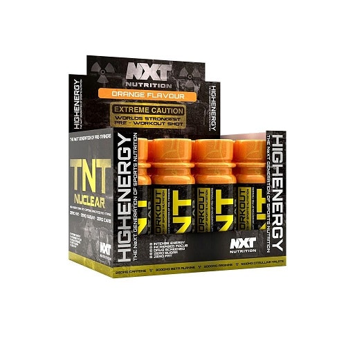 NXT Nutrition TNT Nuclear Shots | 12 Bottles – Training Fuels